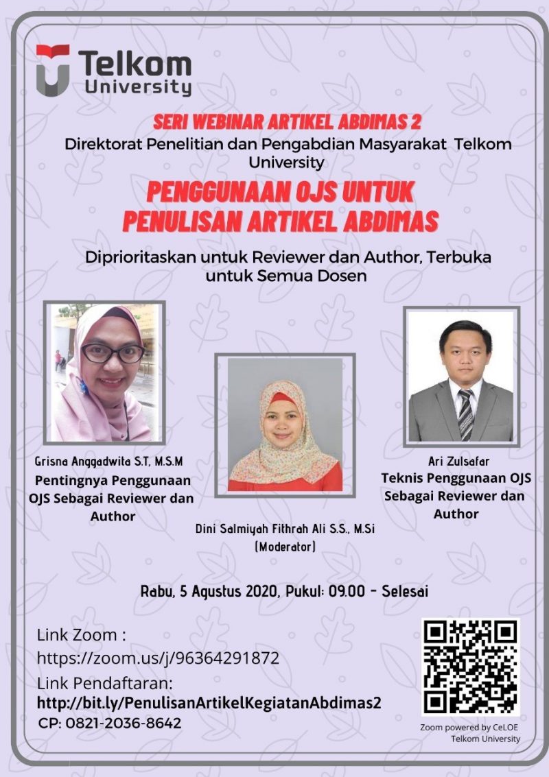 SERI WEBINAR ABDIMAS 2 Penulisan Artikel Kegiatan Pengabdian Masyarakat ...